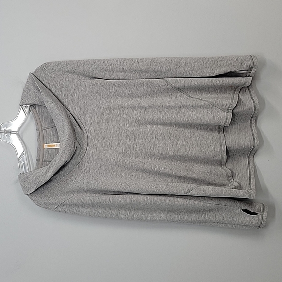 Lucy | Tops | Lucy Gray Hooded Long Sleeve Tee | Poshmark